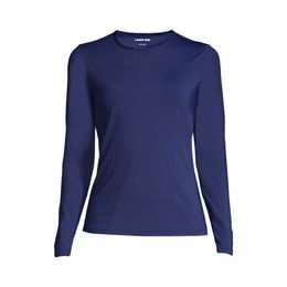LANDS' END Badeshirt f&uuml;r Damen in Plus-Gr&ouml;&szlig;e, Damen, size: plus, Blau, Nylon-Mischung, by Lands' End