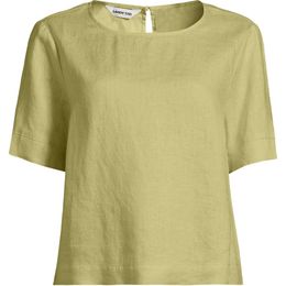 Premium Reinleinen-Schlupfbluse f&uuml;r Damen, Damen, size: regular, Gr&uuml;n, by Lands' End
