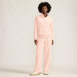 LANDS' END Jogginghose mit geradem Bein SERIOUS SWEATS f&uuml;r Damen, Damen, size: regular, Pink, Baumwoll-Mischung/Polyester-Mischung, by Lands' End