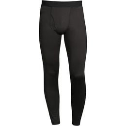 LANDS' END Lange Thermaskin Unterhose mit Stretch f&uuml;r Herren, Tallgr&ouml;&szlig;e, Herren, size: tall, Schwarz, Elasthan/Polyester-Mischung, by Lands' End