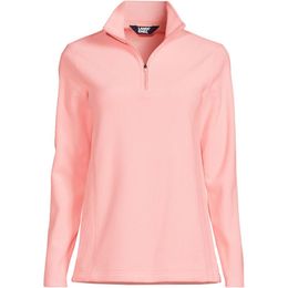 LANDS' END Anyweather Fleece-Pullover mit Rei&szlig;verschluss f&uuml;r Damen in Plus-Gr&ouml;&szlig;e, Damen, size: plus, Pink, Polyester, by Lands' End