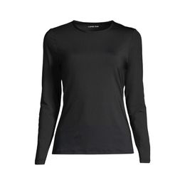 LANDS' END Badeshirt f&uuml;r Damen in Plus-Gr&ouml;&szlig;e, Damen, size: plus, Schwarz, Nylon-Mischung, by Lands' End