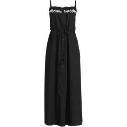 LANDS' END Besticktes Baumwollkleid f&uuml;r Damen, Damen, size: regular, Schwarz, Baumwolle, by Lands' End