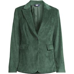 LANDS' END Stretchcord-Blazer f&uuml;r Damen, Damen, size: regular, Gr&uuml;n, Polyester/Nylon/Polyester-Mischung, by Lands' End