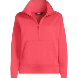 LANDS' END Sweatshirt SERIOUS SWEATS mit Rei&szlig;verschluss f&uuml;r Damen, Damen, size: regular, Orange, Baumwoll-Mischung/Polyester-Mischung, by Lands' End
