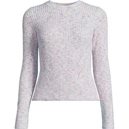 LANDS' END Rippstrick-Pullover aus Baumwollmix f&uuml;r Damen in Plus-Gr&ouml;&szlig;e, Damen, size: plus, Orange, Polyacryl/Viskose/Baumwoll-Mischung, by Lands' End