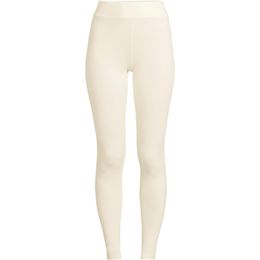 LANDS' END Lange Stretch-THERMASKIN-Unterhose f&uuml;r Damen in Plus-Gr&ouml;&szlig;e, Damen, size: plus, Elfenbein, Elasthan/Polyester-Mischung, by Lands' End