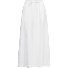 LANDS' END Leinen-Midirock f&uuml;r Damen in Plus-Gr&ouml;&szlig;e, Damen, size: plus, Wei&szlig;, Leinen, by Lands' End