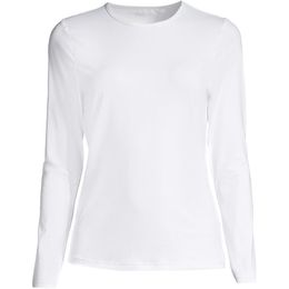 LANDS' END Badeshirt f&uuml;r Damen in Plus-Gr&ouml;&szlig;e, Damen, size: plus, Wei&szlig;, Nylon-Mischung, by Lands' End