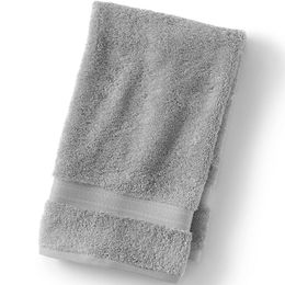 LANDS' END Supima Handtuch, Herren, size: regular, Grau, Baumwolle, by Lands' End