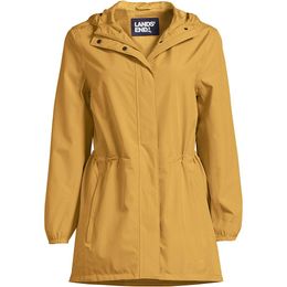 LANDS' END Wasserdichte Regenjacke SQUALL mit Packfach f&uuml;r Damen, Damen, size: regular, Gelb, Polyester, by Lands' End