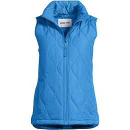 LANDS' END Isolierte FeatherFree Steppweste in Plus-Gr&ouml;&szlig;e, Damen, size: plus, Blau, Polyester, by Lands' End