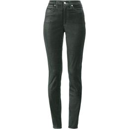 LANDS' END Slim Fit Samthose High Waist f&uuml;r Damen in Petite-Gr&ouml;&szlig;e, Damen, size: petite, Gr&uuml;n, Baumwoll-Mischung, by Lands' End