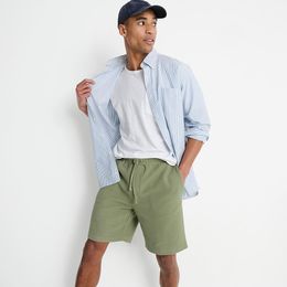 LANDS' END Jersey-Shorts mit Struktur f&uuml;r Herren, Herren, size: regular, Gr&uuml;n, Baumwolle/Polyester/Baumwoll-Mischung, by Lands' End
