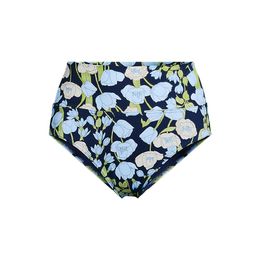 LANDS' END Bikinihose zum Umschlagen, High Waist, f&uuml;r Damen, Damen, size: regular, Blau, Nylon-Mischung, by Lands' End