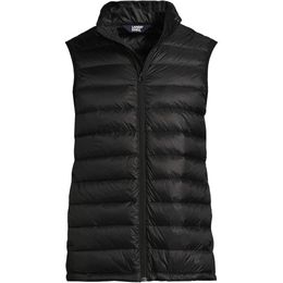 LANDS' END Ultraleichte verstaubare Wanderweight-Daunenweste f&uuml;r Herren, Herren, size: regular, Schwarz, Polyester/Nylon/Daunen, by Lands' End