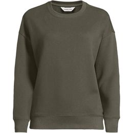 LANDS' END Sweatshirt SERIOUS SWEATS f&uuml;r Damen in Plus-Gr&ouml;&szlig;e, Damen, size: plus, Gr&uuml;n, Elasthan/Baumwoll-Mischung/Polyester-Mischung, by Lands' End