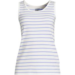 LANDS' END Baumwoll-Top f&uuml;r Damen, Damen, size: regular, Elfenbein, Baumwolle, by Lands' End