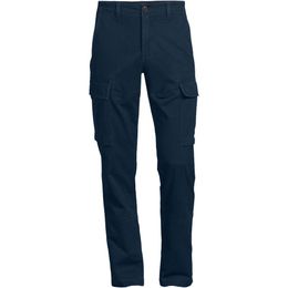 LANDS' END Cargo-Chino mit Stretch f&uuml;r Herren, Straight Fit, Herren, size: regular, Blau, by Lands' End