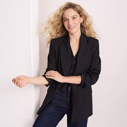 Blazer f&uuml;r Damen, Damen, size: regular, Muster, Polyester, by Lands' End