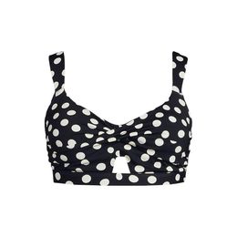 LANDS' END Bikinitop mit Twist-Detail f&uuml;r Damen, Damen, size: regular, Schwarz, Elasthan/Nylon-Mischung, by Lands' End