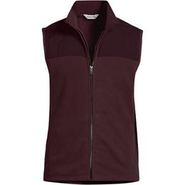 LANDS' END Anyweather Fleece-Weste f&uuml;r Herren, Herren, size: regular, Rot, Polyester, by Lands' End