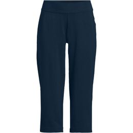 LANDS' END Stretch-Freizeithose in 3/4-L&auml;nge f&uuml;r Damen, Damen, size: regular, Blau, Baumwoll-Mischung, by Lands' End