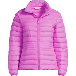 LANDS' END Ultraleichte verstaubare Daunenjacke Wanderweight in Plus-Gr&ouml;&szlig;e, Damen, size: plus, Pink, Nylon, by Lands' End