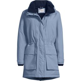 LANDS' END Wasserdichter Parka SQUALL f&uuml;r Damen in Plus-Gr&ouml;&szlig;e, Damen, size: plus, Blau, Nylon, by Lands' End