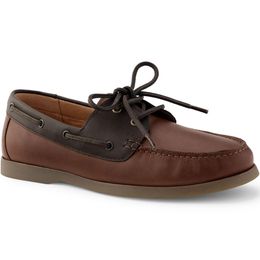 LANDS' END Bootsschuhe aus Leder f&uuml;r Herren, Herren, size: regular, Braun, Leder, by Lands' End