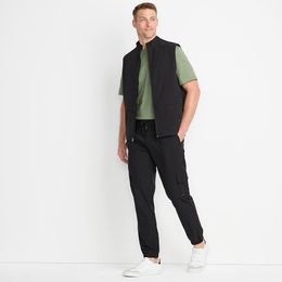 LANDS' END Trekking-Hose mit schmal zulaufendem Bein f&uuml;r Herren, Herren, size: regular, Schwarz, Polyester, by Lands' End