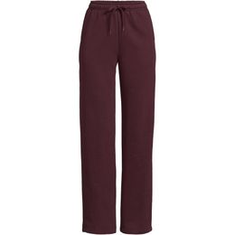 LANDS' END Jogginghose mit geradem Bein SERIOUS SWEATS f&uuml;r Damen, Damen, size: regular, Rot, Baumwoll-Mischung/Polyester-Mischung, by Lands' End
