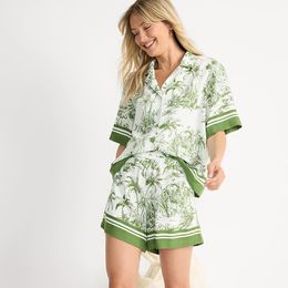 LANDS' END Webshorts mit Foulardprint f&uuml;r Damen, Damen, size: regular, Elfenbein, by Lands' End