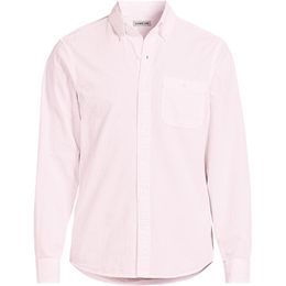 Seersucker-Hemd mit langen &Auml;rmeln f&uuml;r Herren, Herren, size: regular, Pink, Baumwolle, by Lands' End