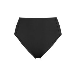 Komfort-Bikinihose mit hohem Beinausschnitt, High Waist f&uuml;r Damen, Damen, size: regular, Schwarz, by Lands' End