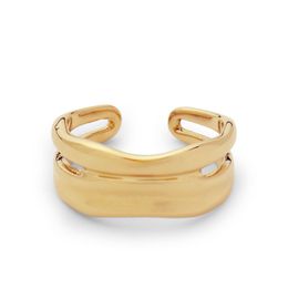 LANDS' END Wasserfester, verstellbarer Stapelring f&uuml;r Damen, Damen, size: regular, Gelb, by Lands' End