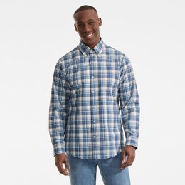 LANDS' END CLASSIC FIT. B&uuml;gelfreies Twillhemd f&uuml;r Herren, Herren, size: regular, Blau, Baumwolle, by Lands' End