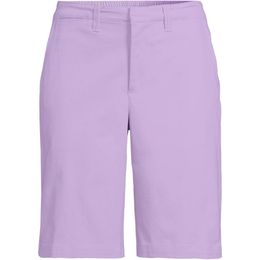 LANDS' END Chino-Bermudas f&uuml;r Damen in Plus-Gr&ouml;&szlig;e, Damen, size: plus, Lila, Elasthan/Baumwoll-Mischung, by Lands' End