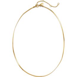 LANDS' END Wasserfeste, kurze Layering-Halskette f&uuml;r Damen, Damen, size: regular, Gelb, Messing, by Lands' End
