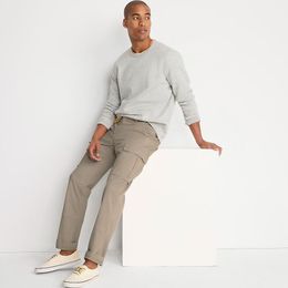 LANDS' END Cargo-Chino mit Stretch f&uuml;r Herren, Straight Fit, Herren, size: regular, Beige, by Lands' End
