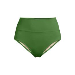 LANDS' END Bikinihose zum Umschlagen, High Waist, f&uuml;r Damen in Plus-Gr&ouml;&szlig;e, Damen, size: plus, Gr&uuml;n, Elasthan/Nylon-Mischung, by Lands' End