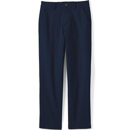 LANDS' END Flanellgef&uuml;tterte Chinohose mit Komfortbund, Classic Fit, Herren, size: regular, Blau, Baumwoll-Mischung, by Lands' End