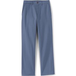 LANDS' END Travel Straight Fit Chinohose mit Komfortbund, Herren, size: regular, Blau, Baumwoll-Mischung/Polyester-Mischung, by Lands' End