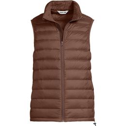 LANDS' END Ultraleichte verstaubare Wanderweight-Daunenweste f&uuml;r Herren, Herren, size: regular, Braun, Polyester/Nylon/Daunen, by Lands' End