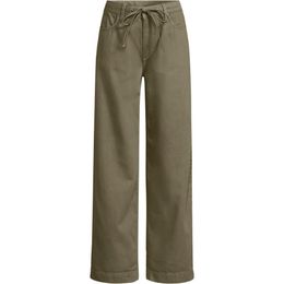 LANDS' END Soft Comfort weite Jeans im Leinenmix in Petite-Gr&ouml;&szlig;e, Damen, size: petite, Gr&uuml;n, by Lands' End