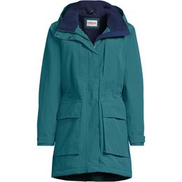 Wasserdichter Parka SQUALL f&uuml;r Damen in Plus-Gr&ouml;&szlig;e, Damen, size: plus, Gr&uuml;n, Nylon, by Lands' End