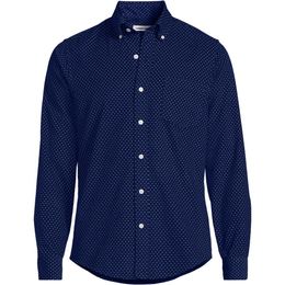 LANDS' END Feincordhemd, Herren, size: regular, Blau, Baumwolle, by Lands' End