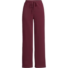 LANDS' END Jogginghose mit geradem Bein SERIOUS SWEATS f&uuml;r Damen in Plus-Gr&ouml;&szlig;e, Damen, size: plus, Rot, Baumwoll-Mischung/Polyester-Mischung, by Lands' End