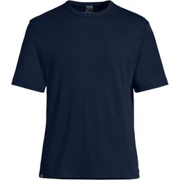 LANDS' END Supima-Shirt '63 aus Interlock-Baumwolle, Herren, size: regular, Blau, Baumwolle, by Lands' End