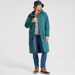 LANDS' END Wasserdichter Isolierter Stadion-Kapuzenmantel Squall f&uuml;r Damen, Damen, size: regular, Gr&uuml;n, Nylon, by Lands' End